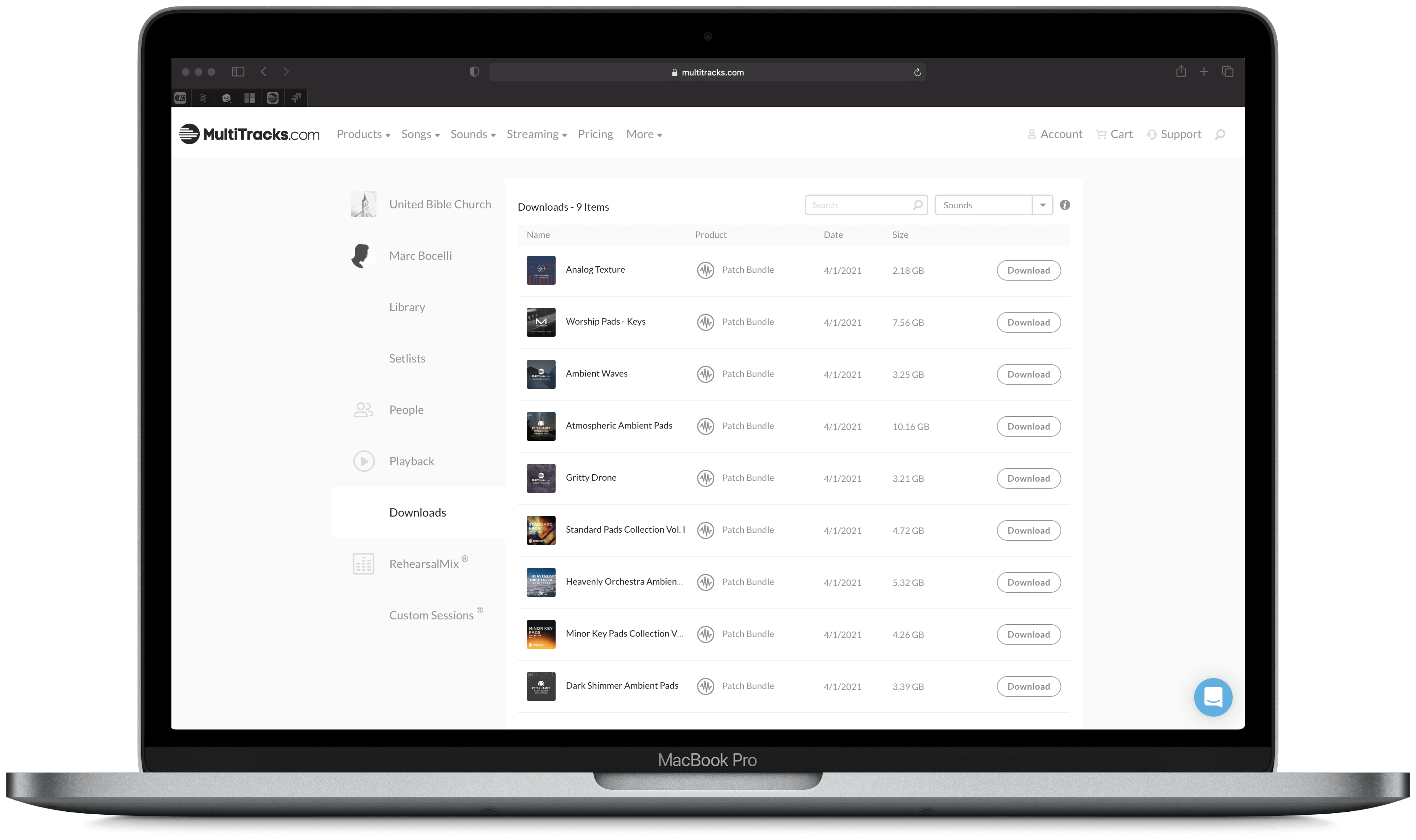 Ambient Pads for Worship Music | MultiTracks.com